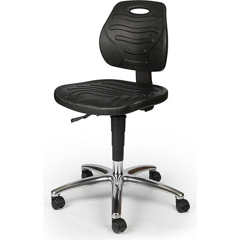 Techsit Tech PU Laboratory Chair with Adjustable Arms | Seat Slide ...