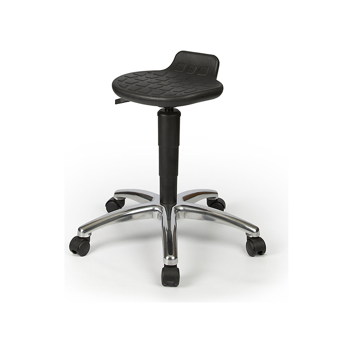 Techsit Tech PU Laboratory Low Stool | Black Base | Brake Loaded ...