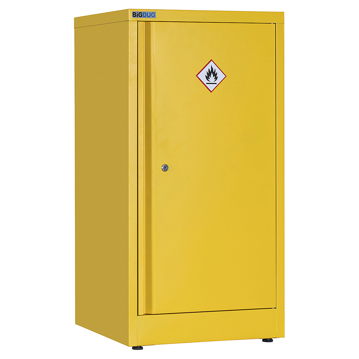 BiGDUG Hazardous Substance Storage Cabinet | 1 Shelf | 900h x 460w x ...