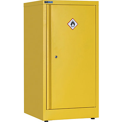 BiGDUG Hazardous Substance Storage Cabinet | 1 Shelf | 900h x 460w x ...
