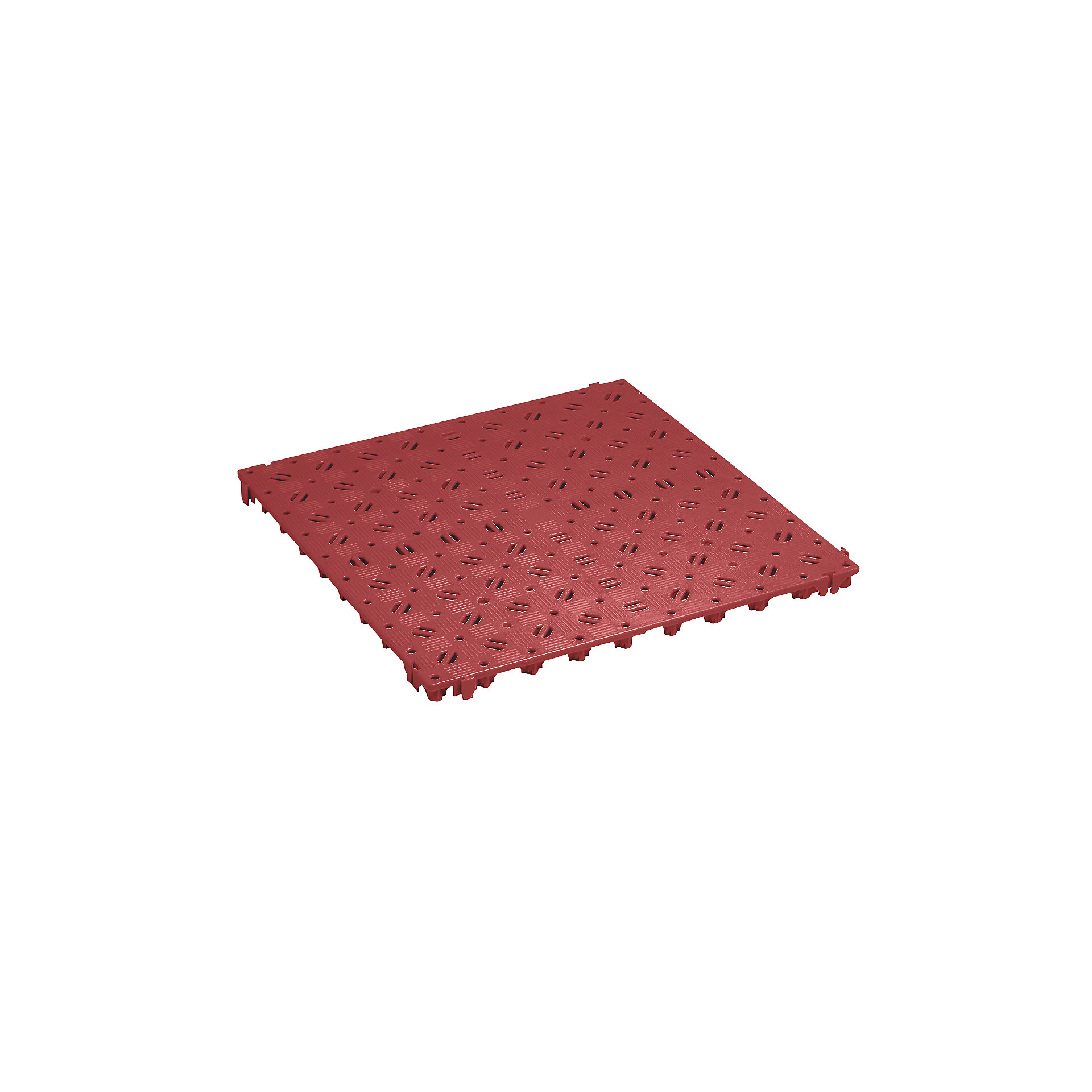 Plastic floor tile, polyethylene: 500 x 500 mm, stable, pack of 20 ...