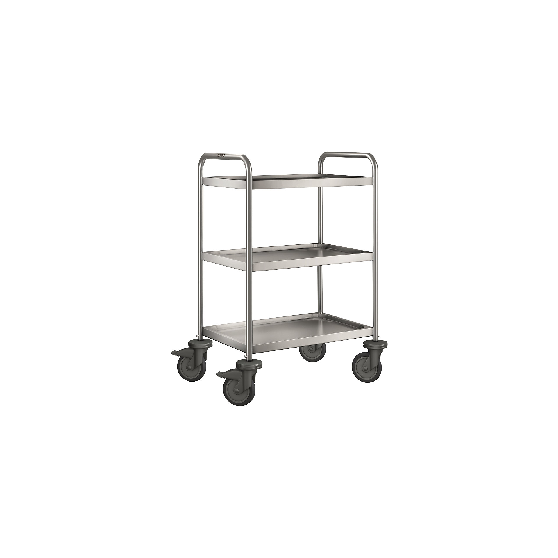 BLANCO stainless steel serving trolley: with 3 shelves | kaiserkraft