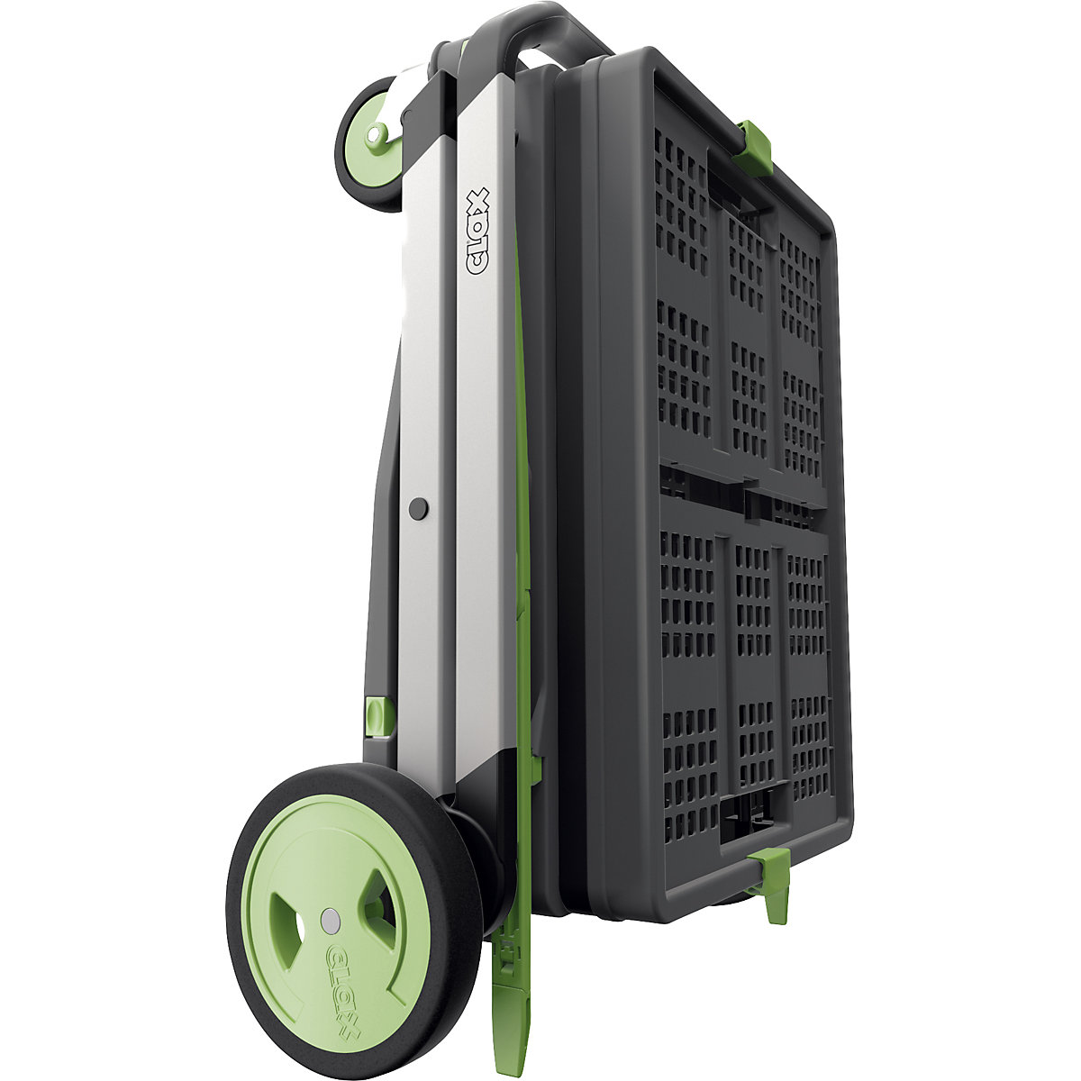 CLAX folding truck: with 46 l folding box | kaiserkraft