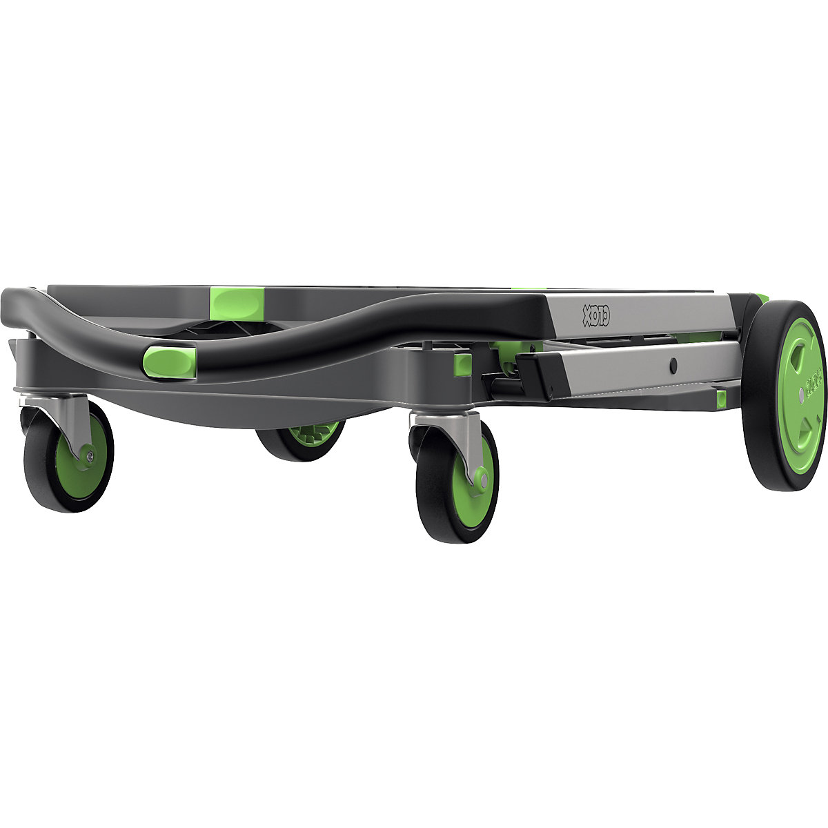 CLAX folding truck: with 46 l folding box | kaiserkraft