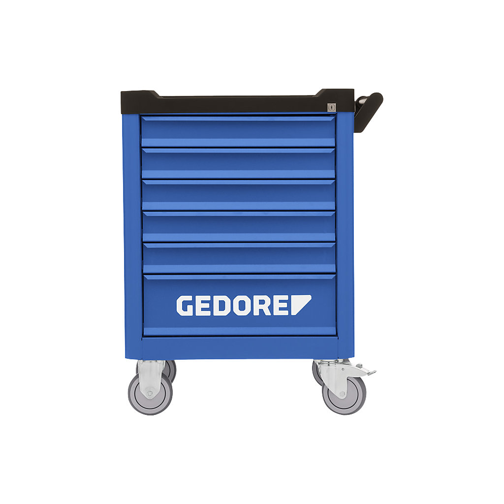 workster smartline tool trolley – GEDORE: 6 drawers, max. load 20 kg ...