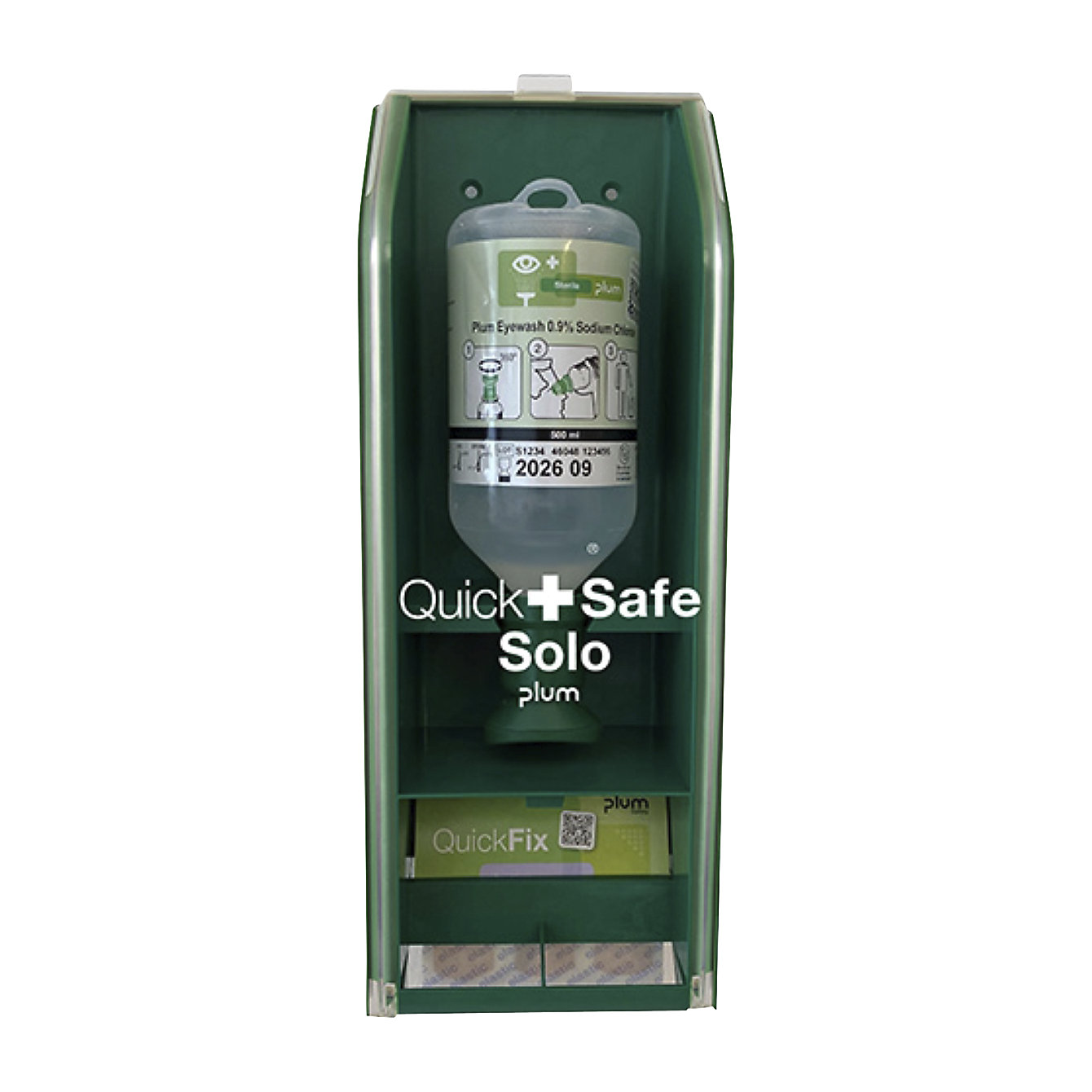 Stanice první pomoci QuickSafe – plum: Solo, naplněná | kaiserkraft